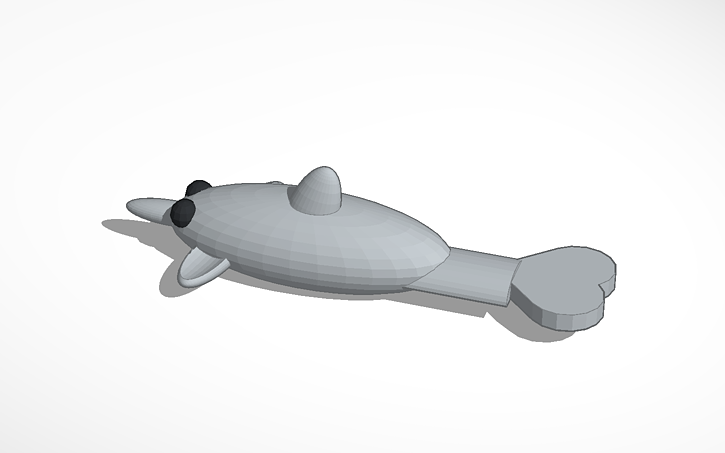 3D design Baby Dolphin | Tinkercad