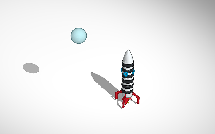 3D design Rocket | Tinkercad
