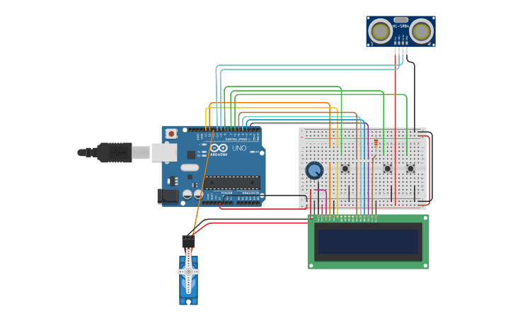 Circuit design MICRO PROJECT - Tinkercad