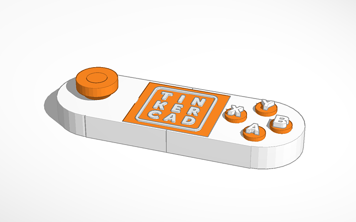 3D design Controler - Tinkercad