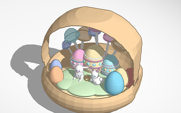 3D design Happy Early Easter !!!!!!!!!!!! - Tinkercad