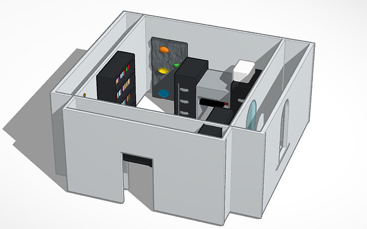 3D design dream room - Tinkercad