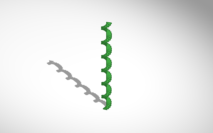 3D design Extremely long spiral staircase - Tinkercad
