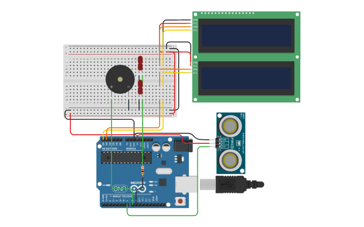 Circuit design Speed Meter ,Fixed speed camera, measure speed. - Tinkercad