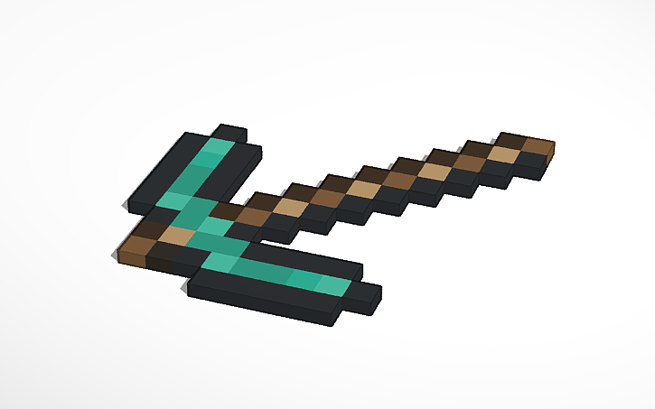 3D design Diamond pixaxe | Tinkercad