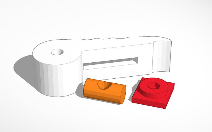 3D design Dremel press table clamp - Tinkercad