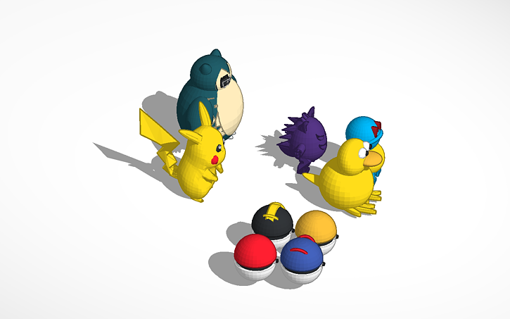 3D design Pokemon - Tinkercad