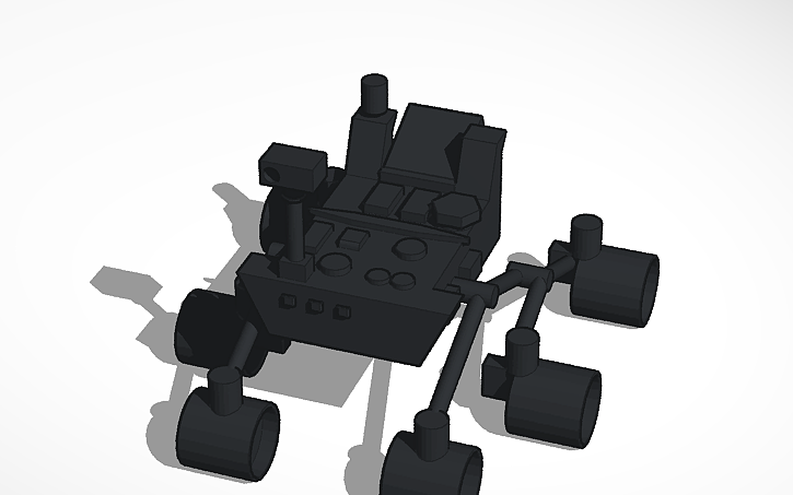 3D design Mars Rover - Tinkercad
