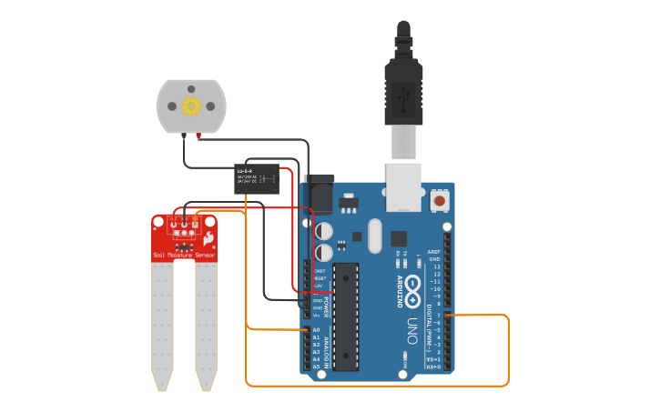 Circuit Design Atikah Rifqi 210180163 Alat Penyiram Tanaman Otomatis