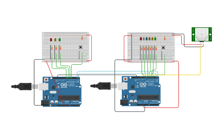 Circuit design Examen Progreso 1 - Computación Ubicua - Tinkercad