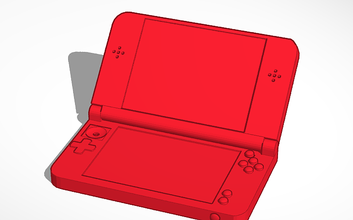3D design New Nintendo 3DS XL - Tinkercad