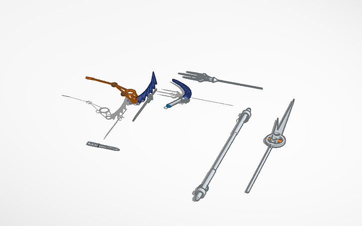 3D design weapons - Tinkercad