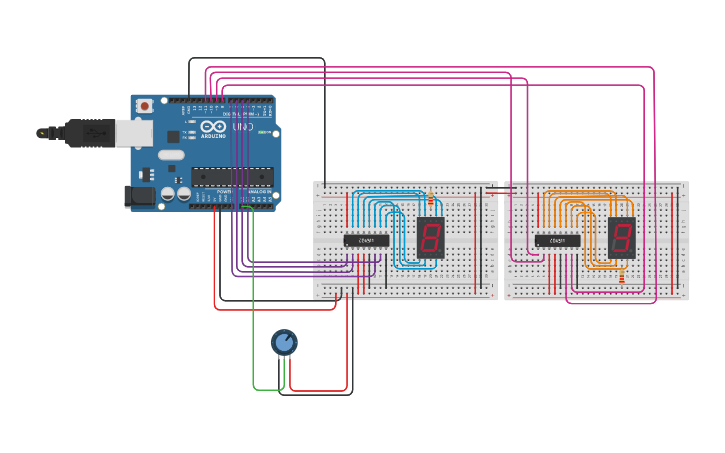 Circuit design R3 - Software Task 1 - Ashwin Ragupathy | Tinkercad