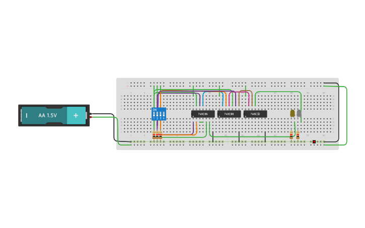 Circuit Design Problem 2 Tinkercad