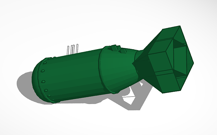 3D design Little Boy Bomb - Tinkercad