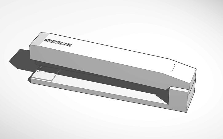 3D design Stapler - Tinkercad