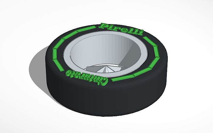3D design Pirelli F1 Tyre - Tinkercad