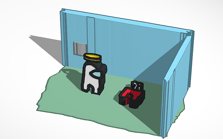 3D design Among Us Scribble | Tinkercad