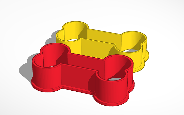 3D design bone_cookie - Tinkercad