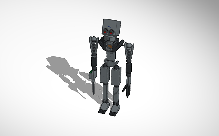 3D design Warrior Class Endoskeleton - Tinkercad