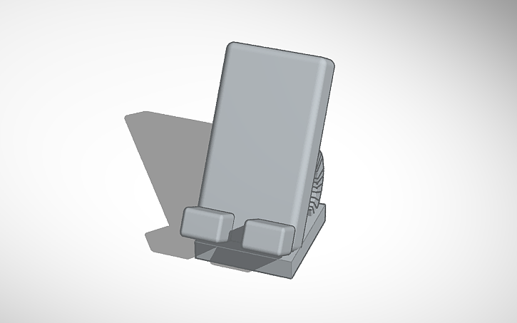 3D design Phone Stand - Tinkercad
