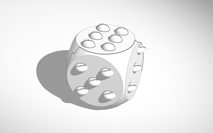 3D design Dado | Tinkercad