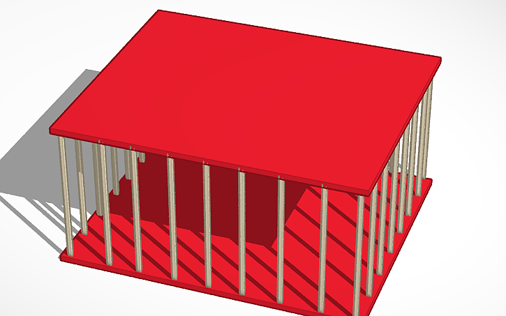 3D design Cage - Tinkercad