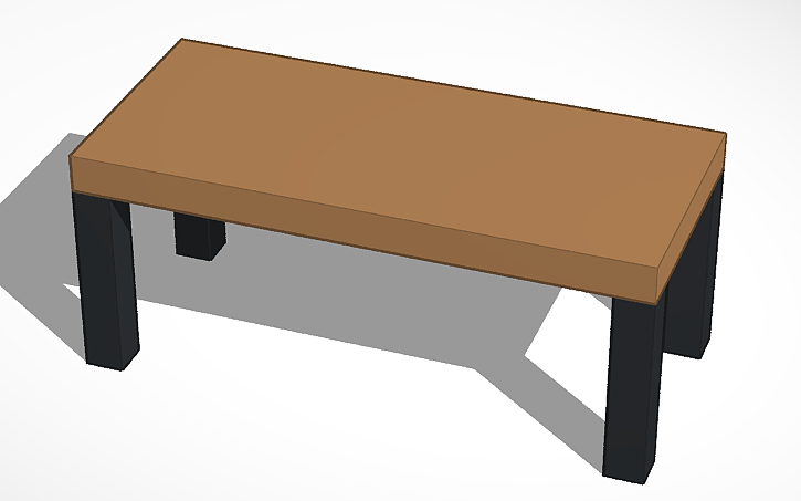 3D design Table - Tinkercad