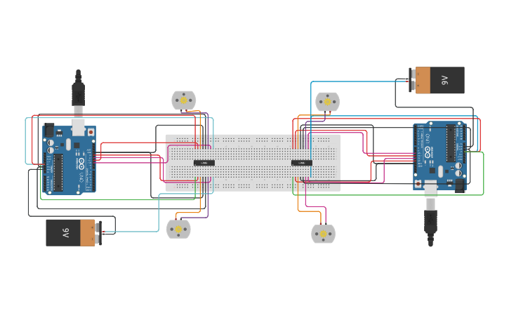 Circuit Design Mop Bot Electric Circuit Tinkercad