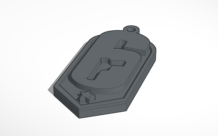 3D design RB6 Charm V.3 - Tinkercad