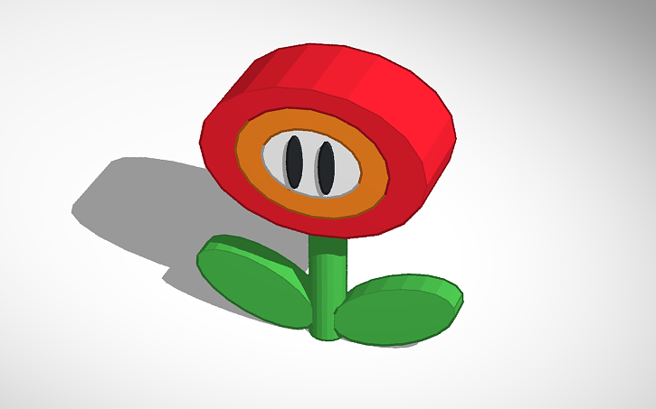 3D design Mario Fire Flower | Tinkercad