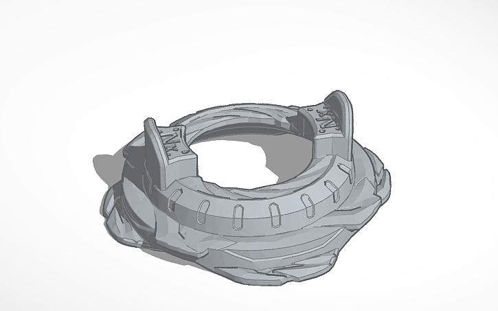 3D design beyblade disk for friend - Tinkercad