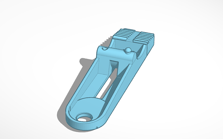 3D design Plastic clothespin 1(half) | Tinkercad
