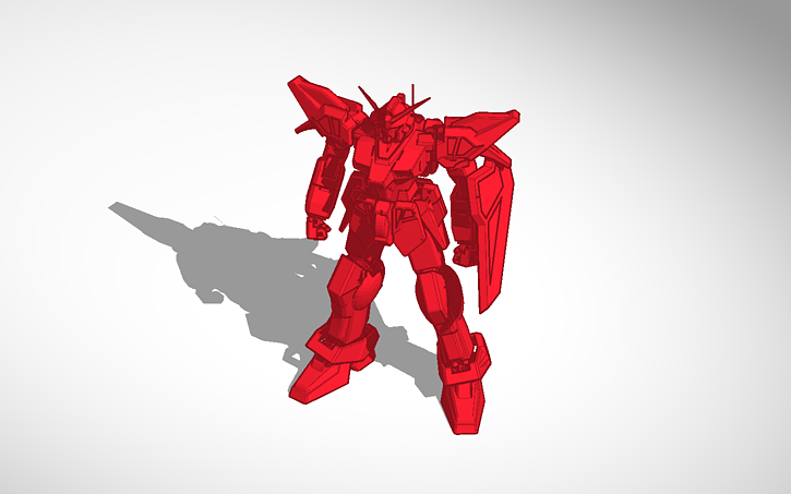 3D design Gundam - Tinkercad