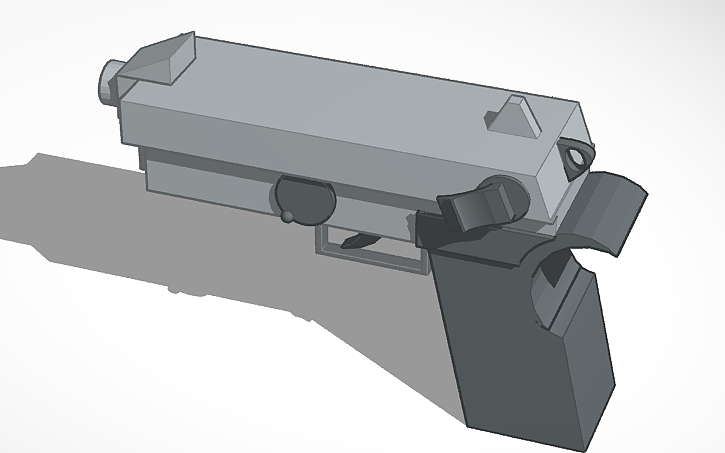 3D design Pistol - Tinkercad