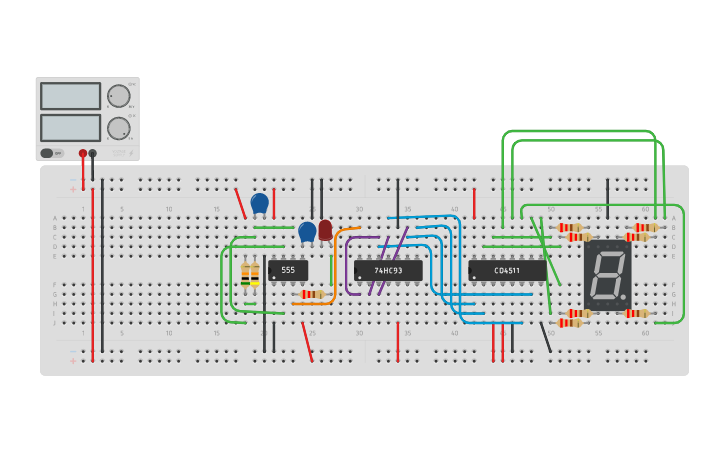 Circuit Design Timer Tinkercad