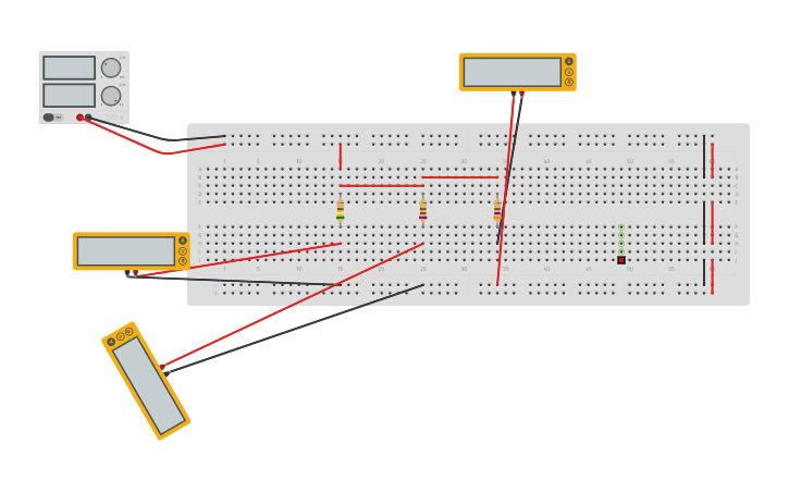 Circuit design circuito paralelo - Tinkercad