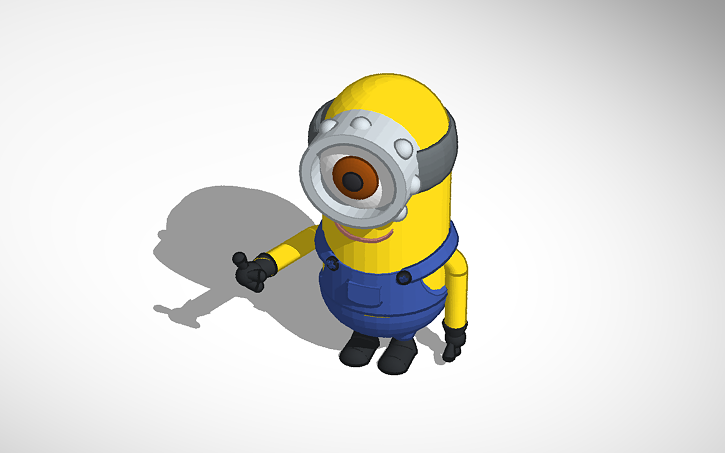3D design Minion - Tinkercad