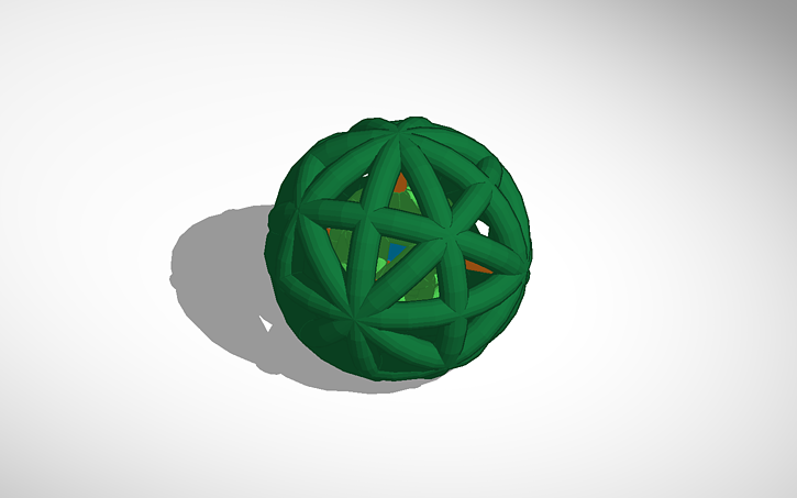 3d Design Caged Ball Tinkercad