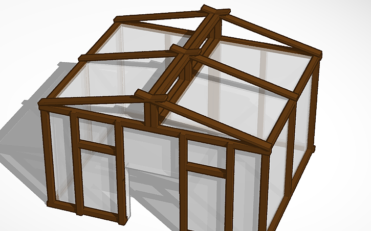 3D design greenhouse | Tinkercad
