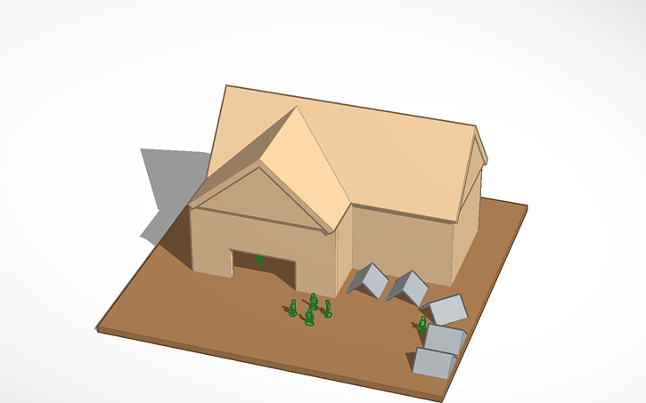 3D design Civil War Project - Tinkercad