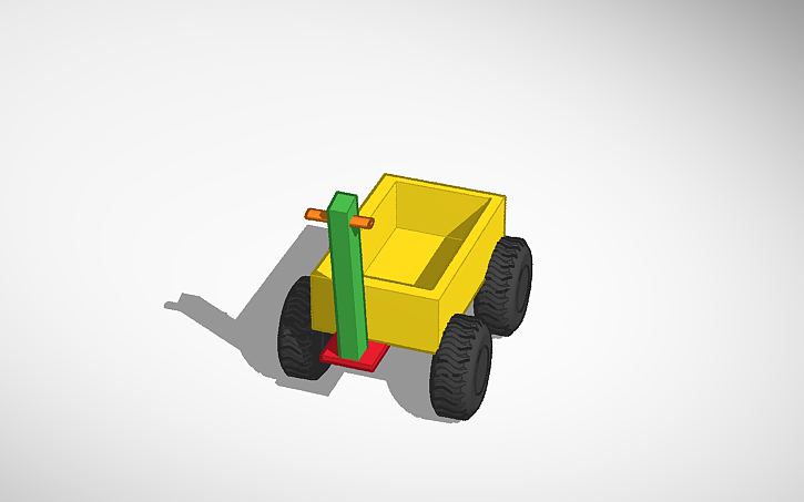 3D design carretilla - Tinkercad