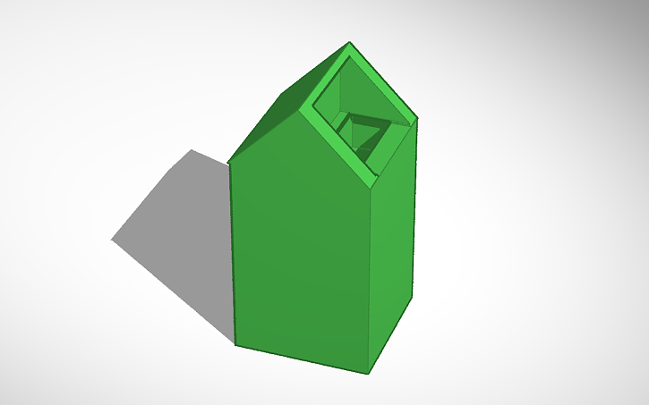 3D design Garbage Pail - Tinkercad