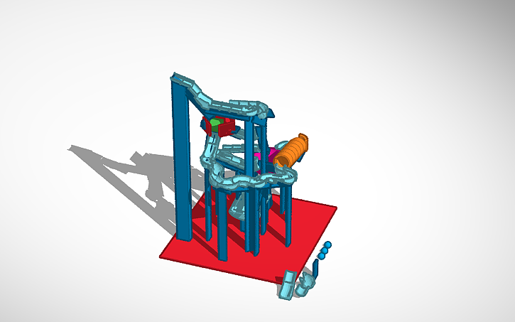 3D design Large marble run (Complex) - Tinkercad