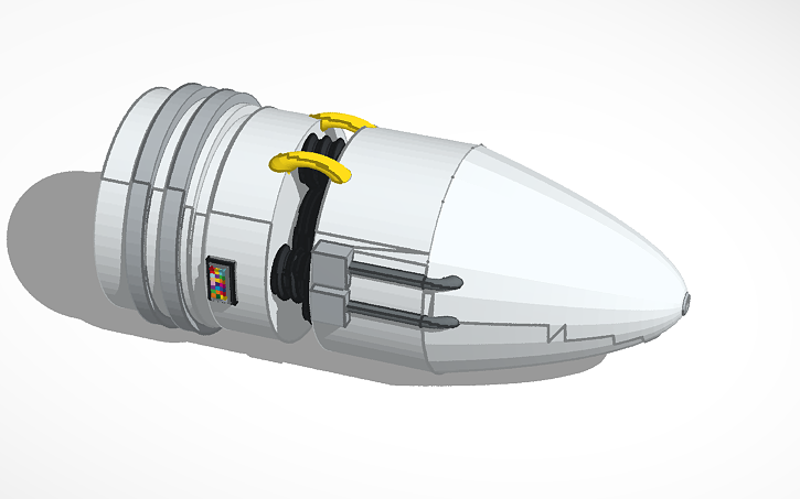 3D design Lear Jet 60 X-R Engine🛩 - Tinkercad