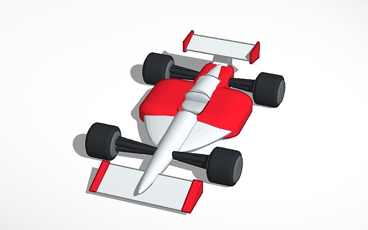 3D design F1 Racing Car - Tinkercad