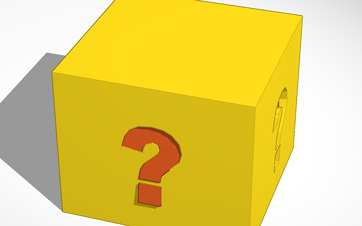 3D design Lucky Block Mod | Tinkercad