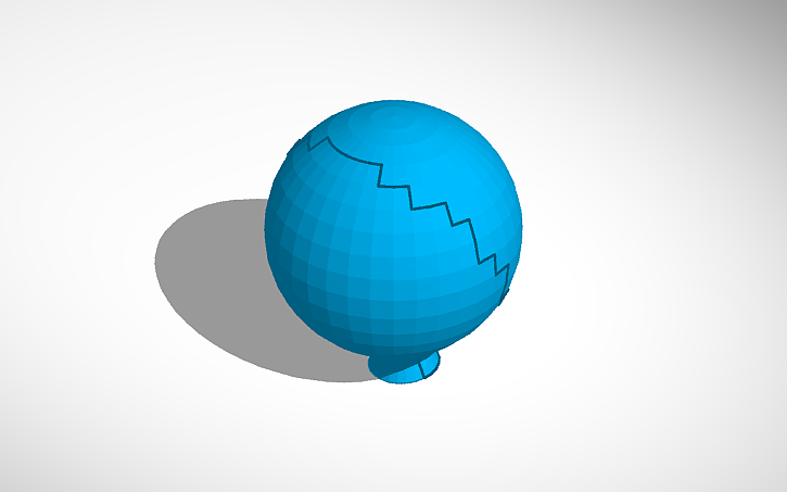 3D design Balloon - Tinkercad