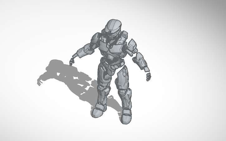 3D design Halo Mark IV - Tinkercad