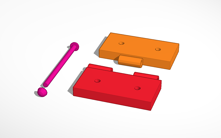13 Tinkercad Tutorial How To Make A Hinge Youtube 3d